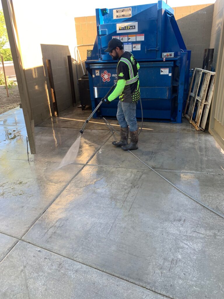Phoenix Dumpster Pad Cleaning Sanitization Services for Business